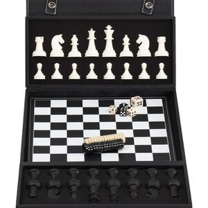 Games | Black Chess Set With Board | Poshmark
